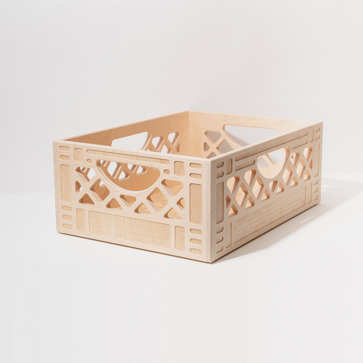 Classic Wooden Milk Crate // Short Square | WAAM