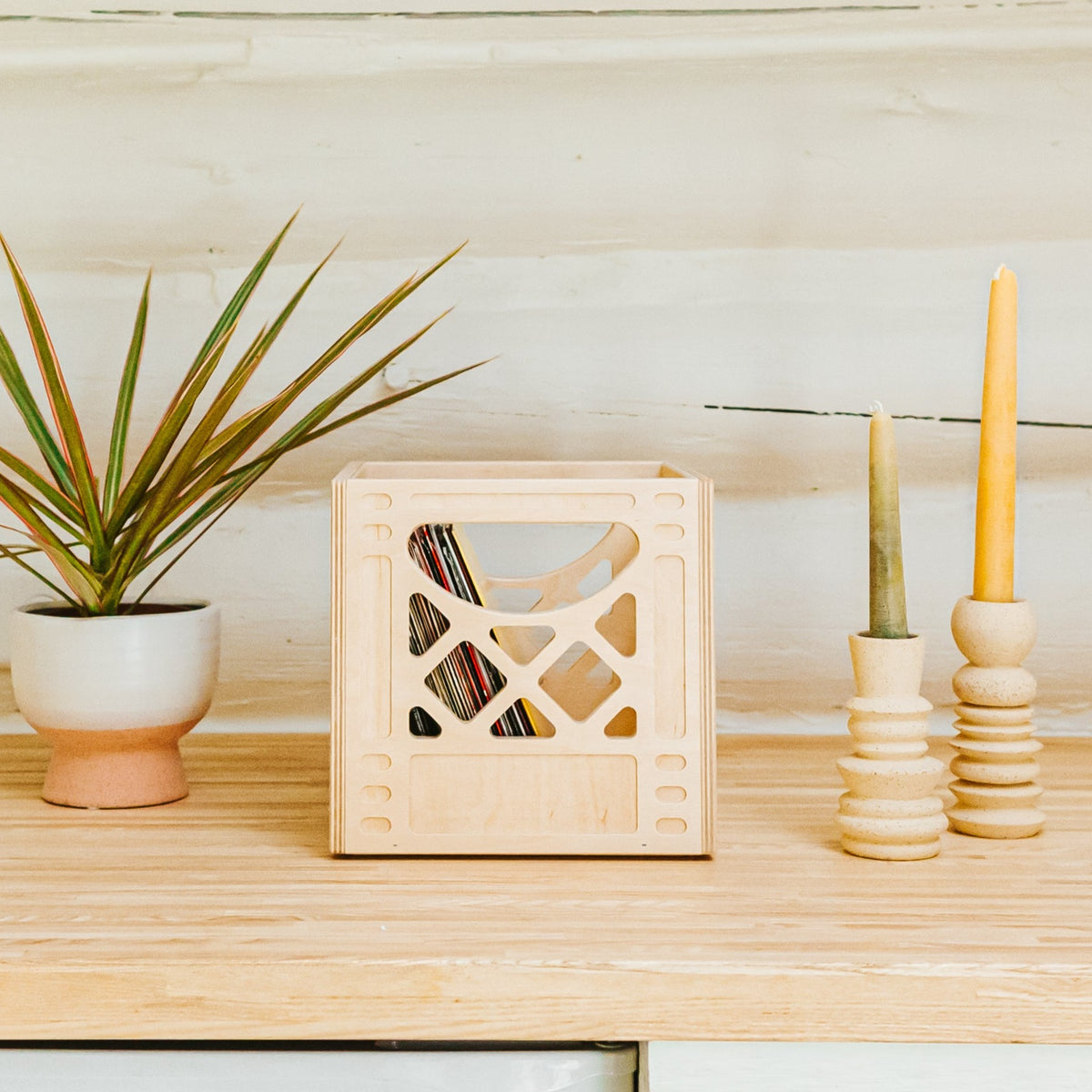Classic Wooden Milk Crate // Mini '45" | WAAM